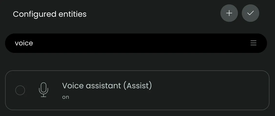 Home Assistant Voice support – Unfolded Circle Support