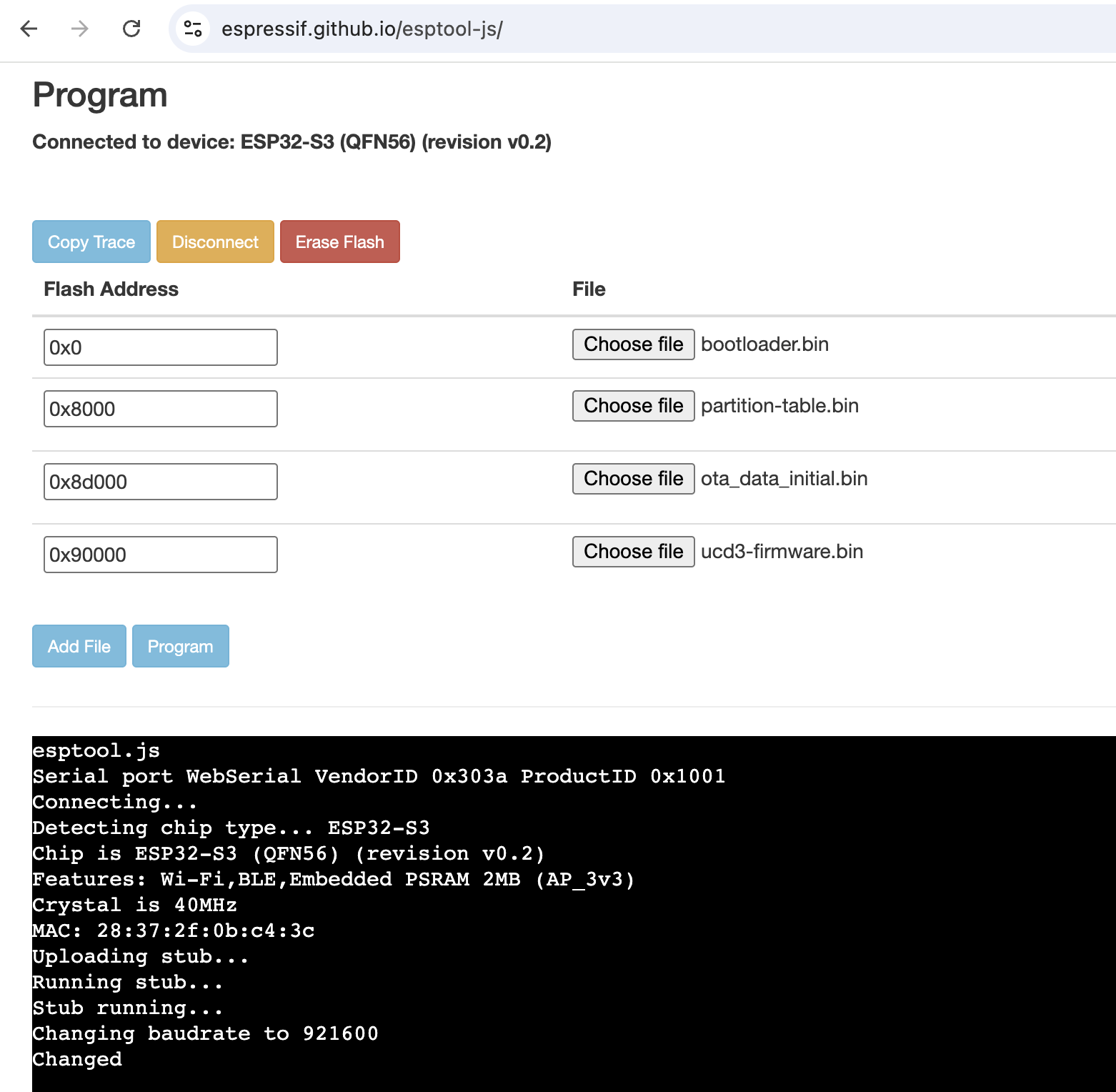 Flashing a Dock 3 Firmware with Web Serial – Unfolded Circle Support